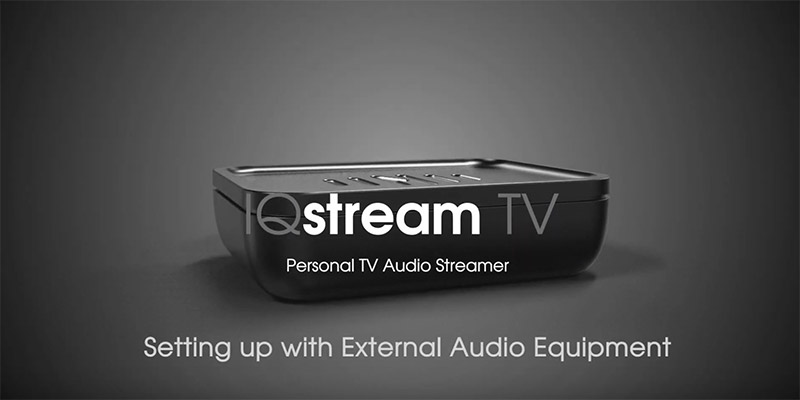 IQstream TV Setup for Connecting External Audio | Nuheara USA