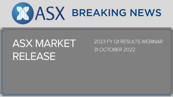 2023 FY Q1 Results - Webinar 31 October 2022 | Nuheara